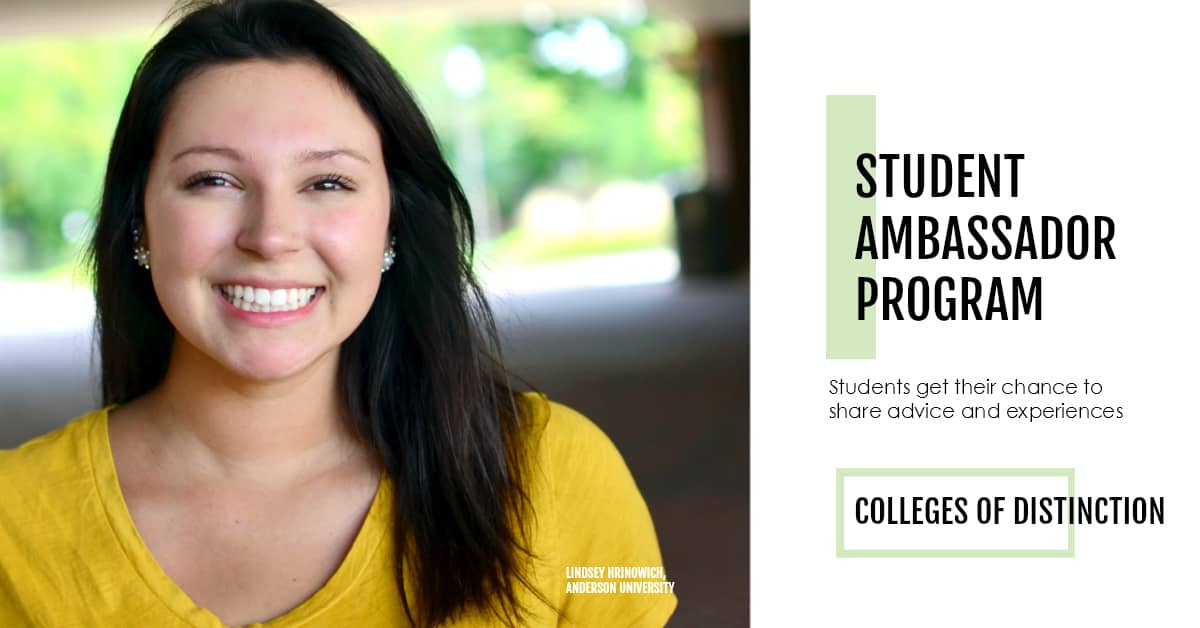 Colleges of Distinction Announces its First Student Ambassador